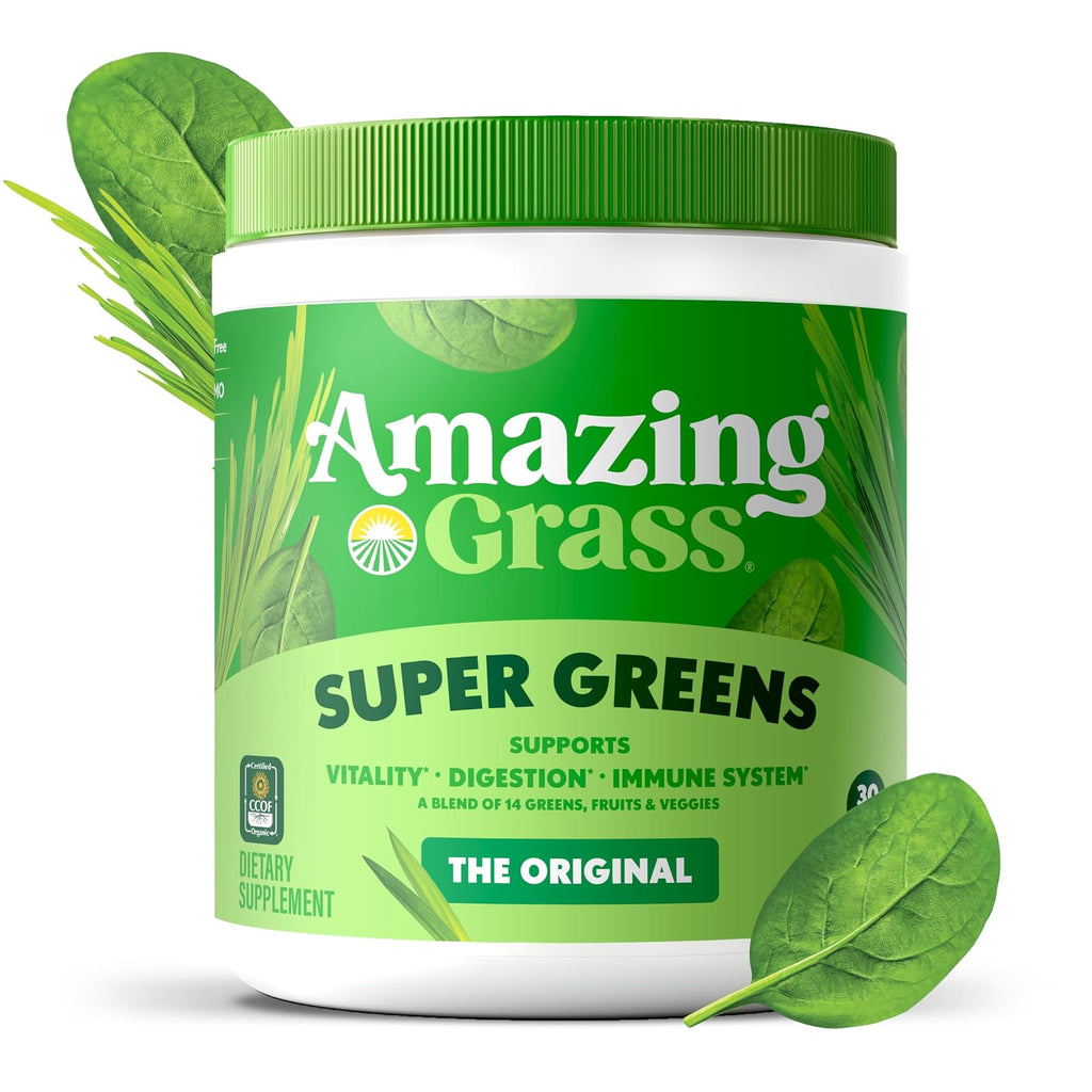 plant-based greens powders for immune support
