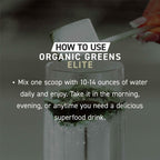 plant-based greens powders for vitality