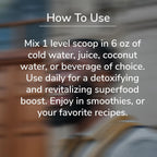 plant-based greens superfood for vitality