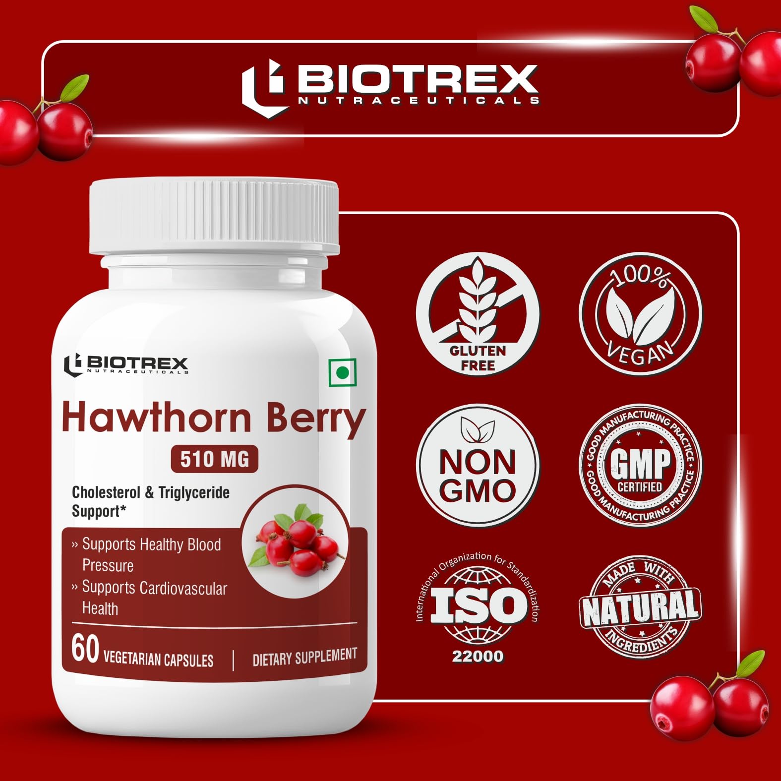 plant-based hawthorn for healthy circulation