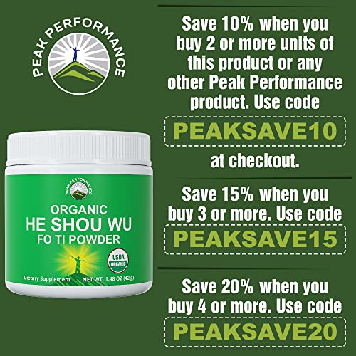 plant-based He Shou Wu benefits