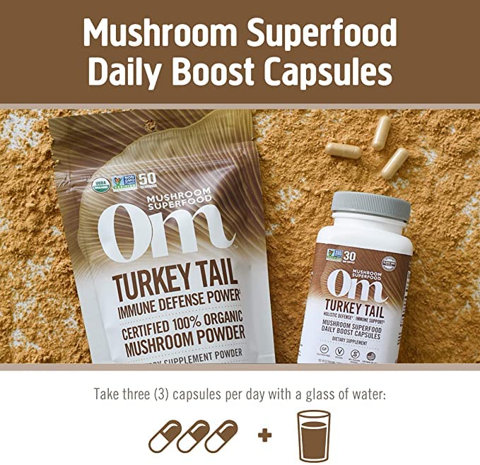 plant-based health supplement mushrooms