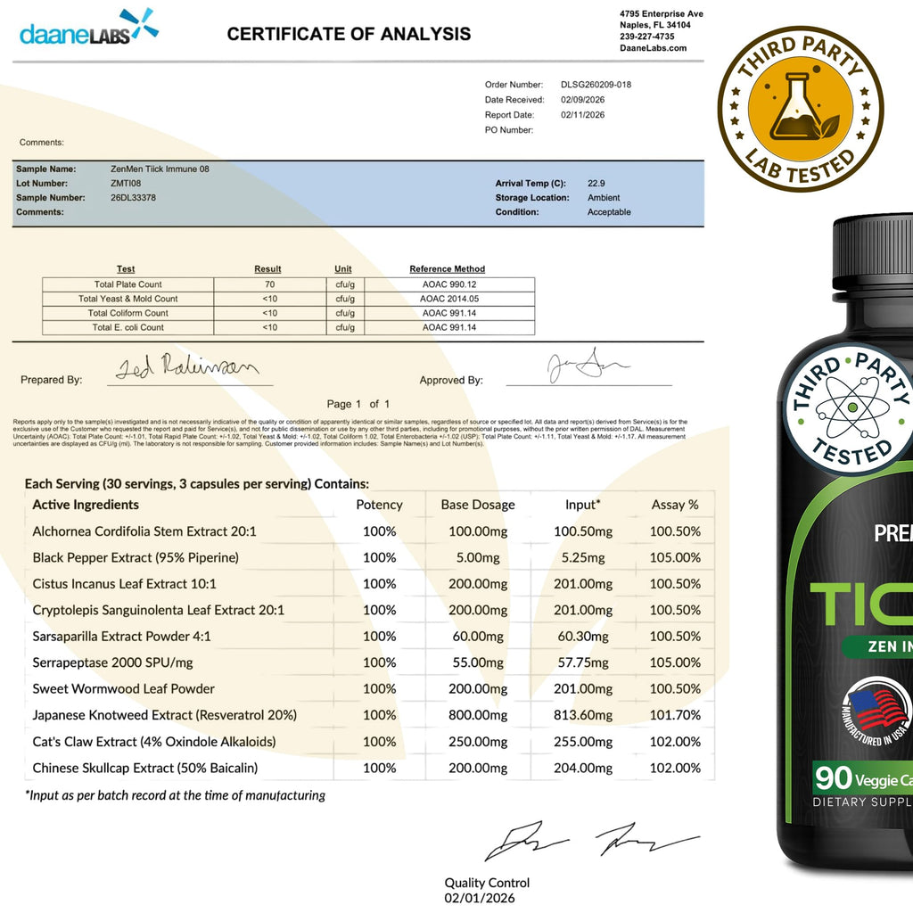 plant-based immune support formula