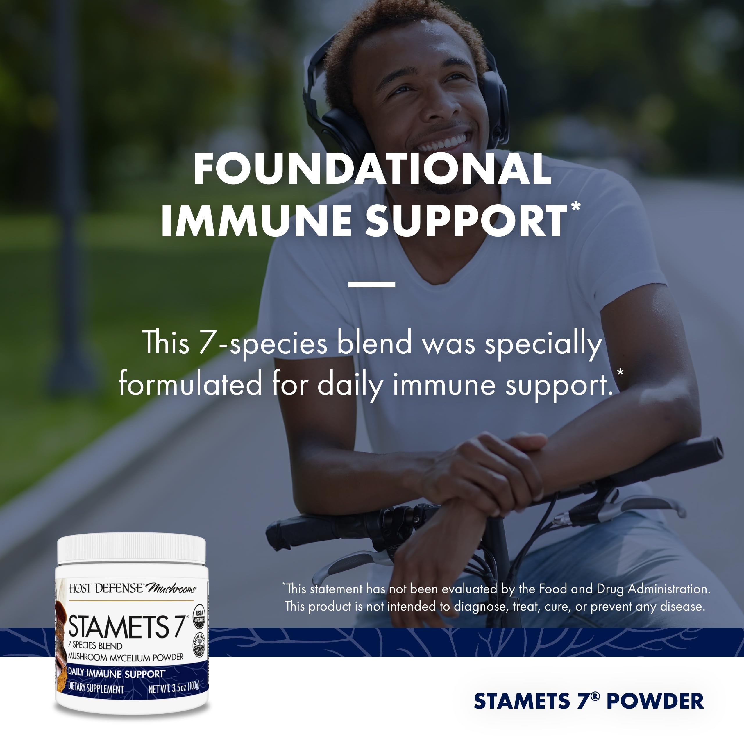 plant-based immune support with mushrooms