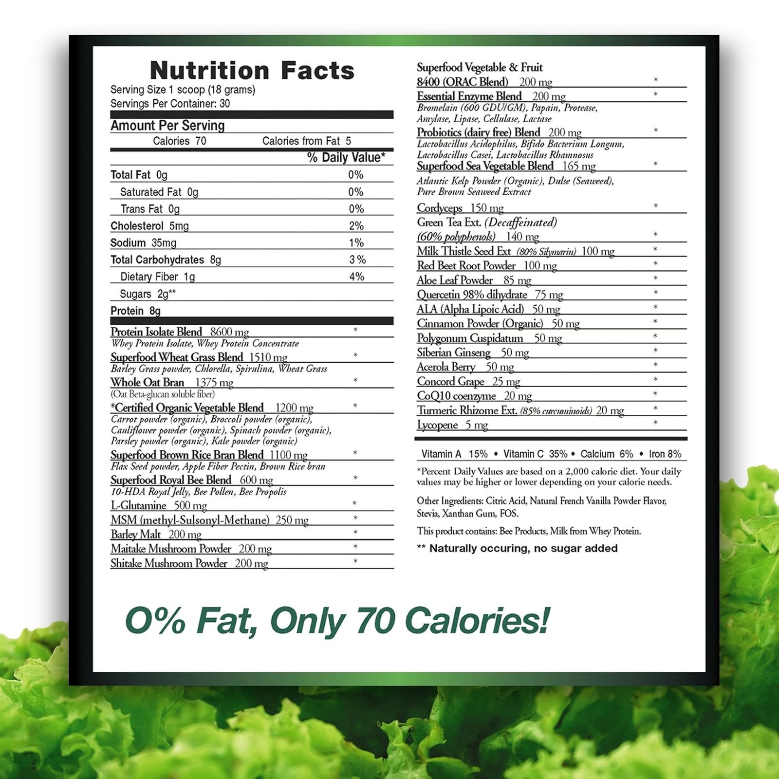plant-based ingredients in whey protein