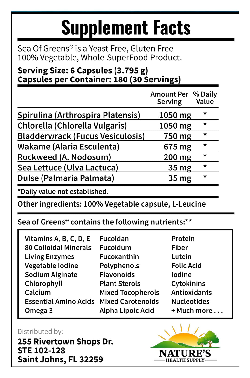 plant-based iodine source capsules