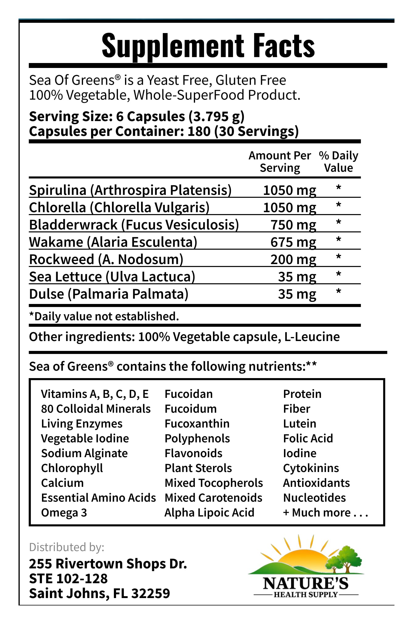plant-based iodine source capsules