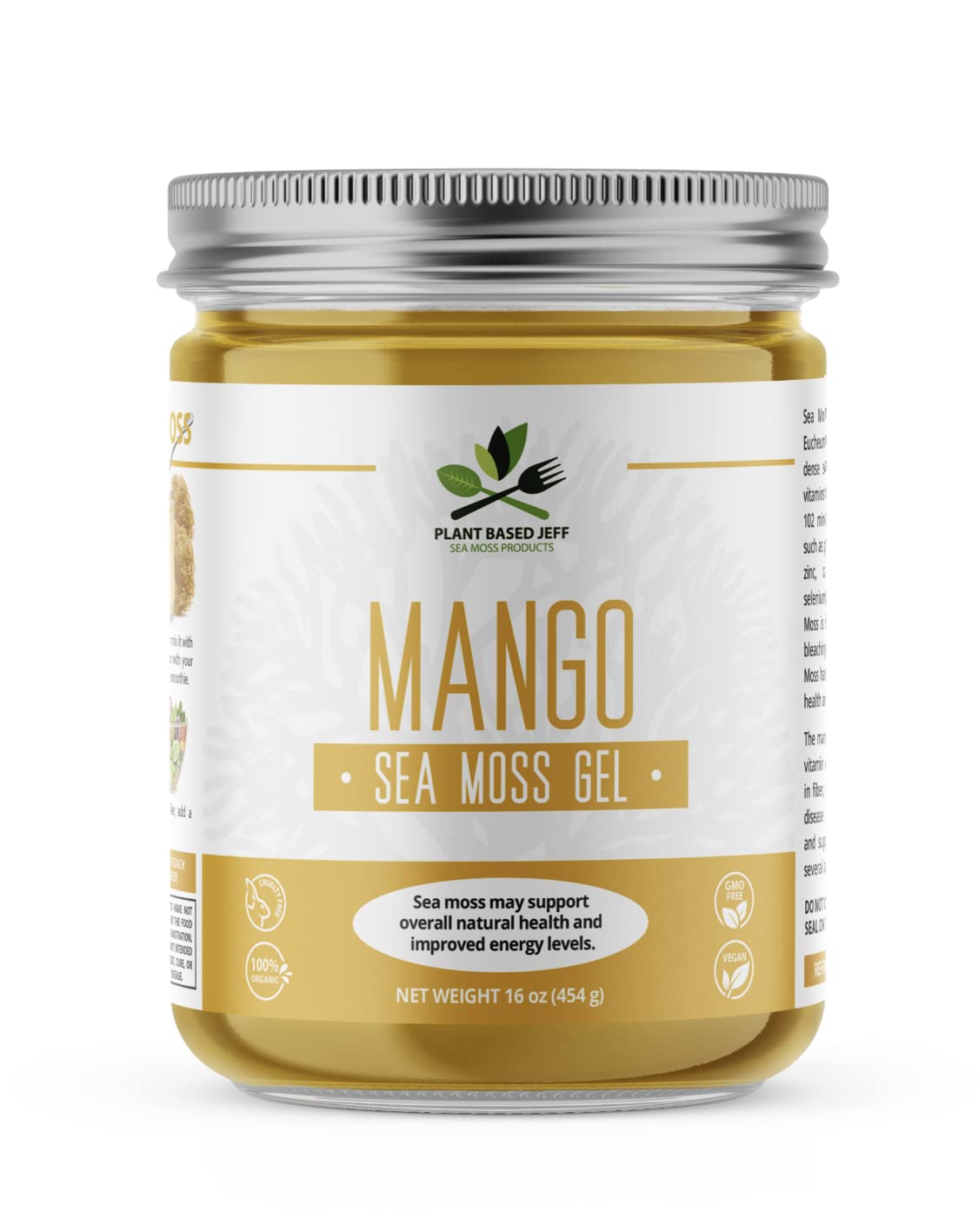 Plant Based Jeff sea moss gel
