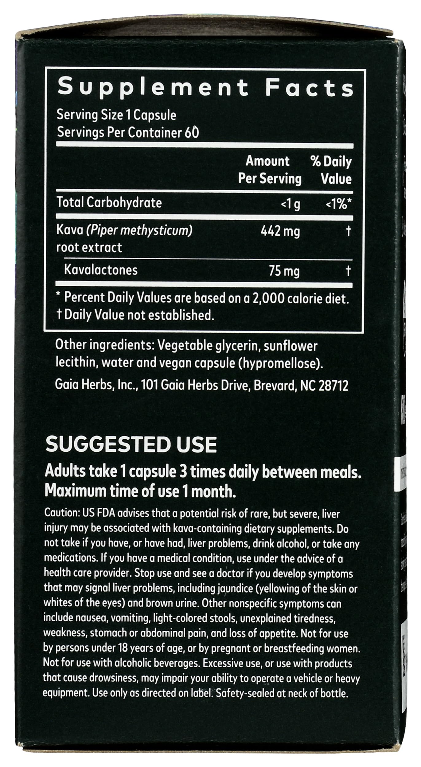 plant-based kava kava supplement