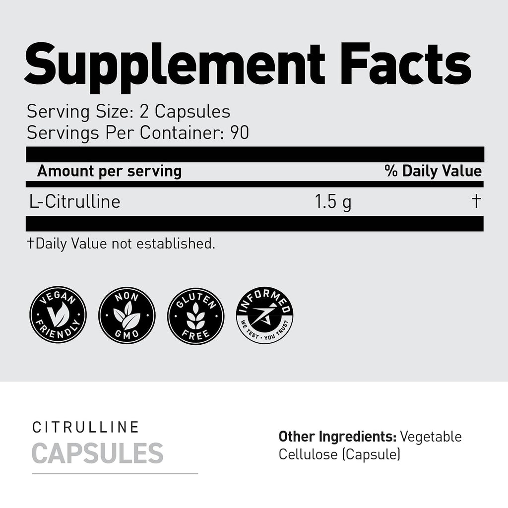 Plant-based L-Citrulline for athletes