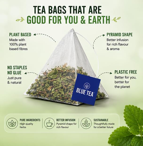 plant based lemon balm tea bags