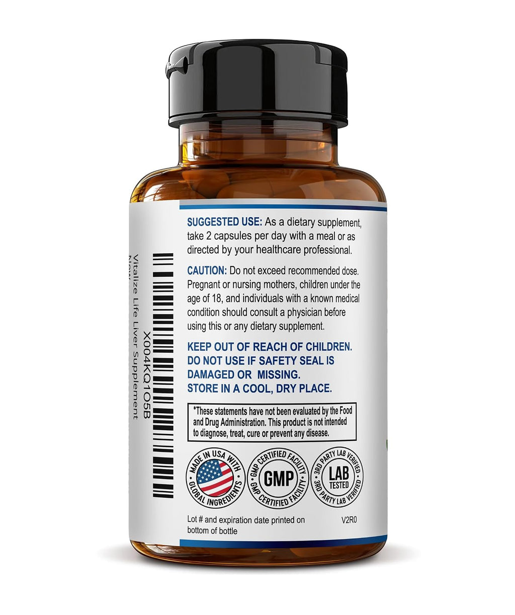 Plant-based liver detox capsules