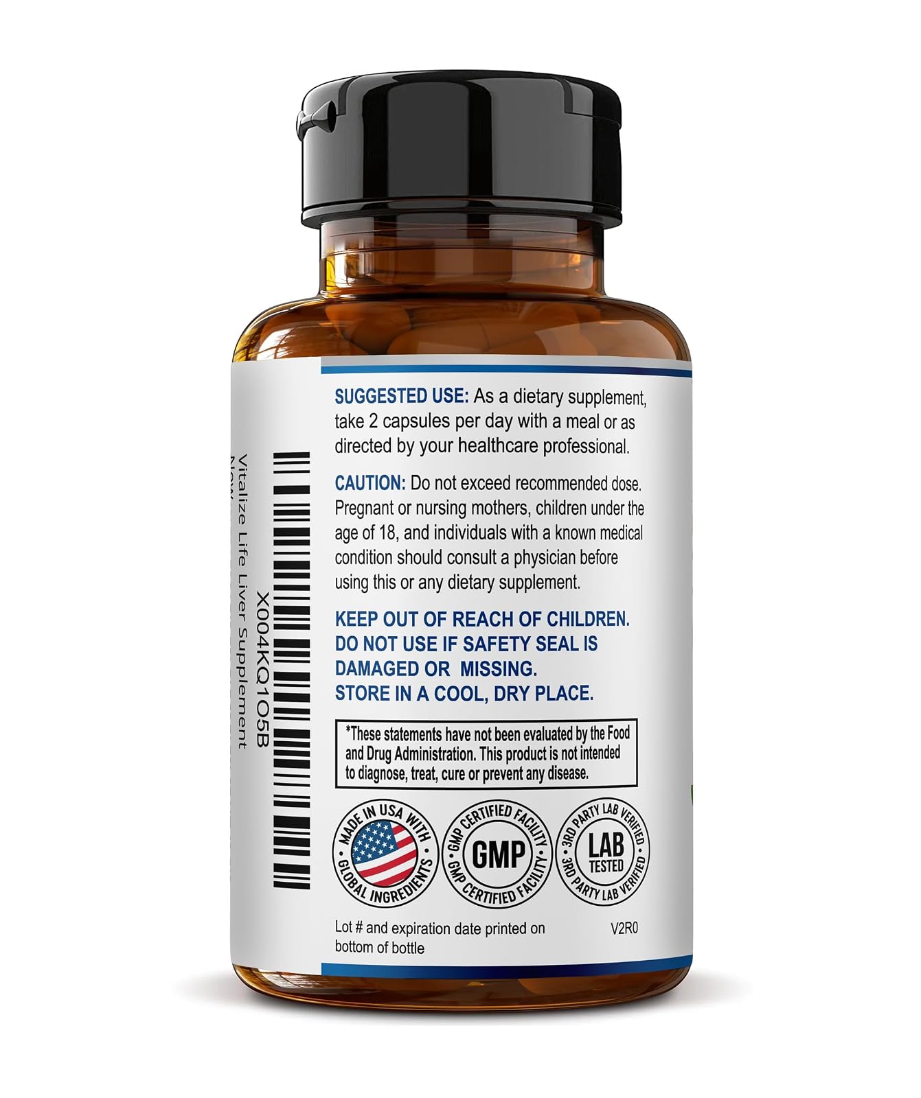 Plant-based liver detox capsules