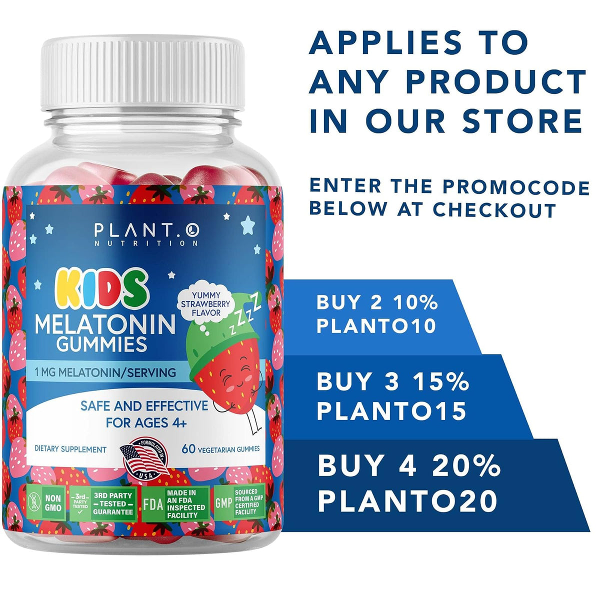 Plant-based melatonin for kids