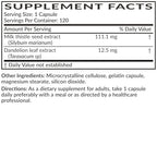 plant-based milk thistle capsules