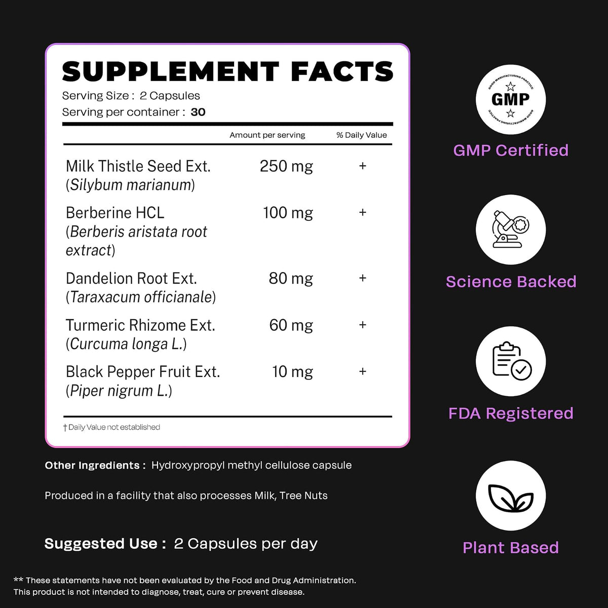 plant-based Milk Thistle extract