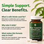 plant-based milk thistle for liver function