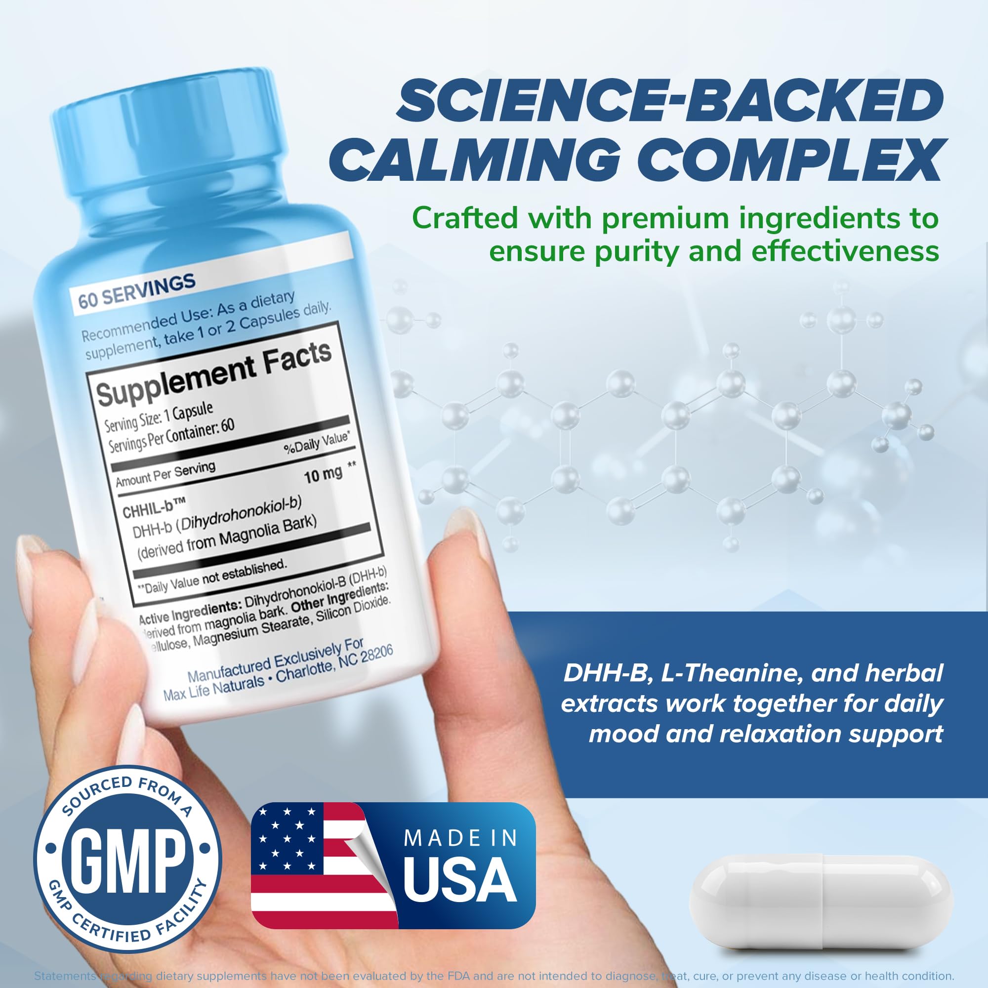 plant-based mood enhancement capsules