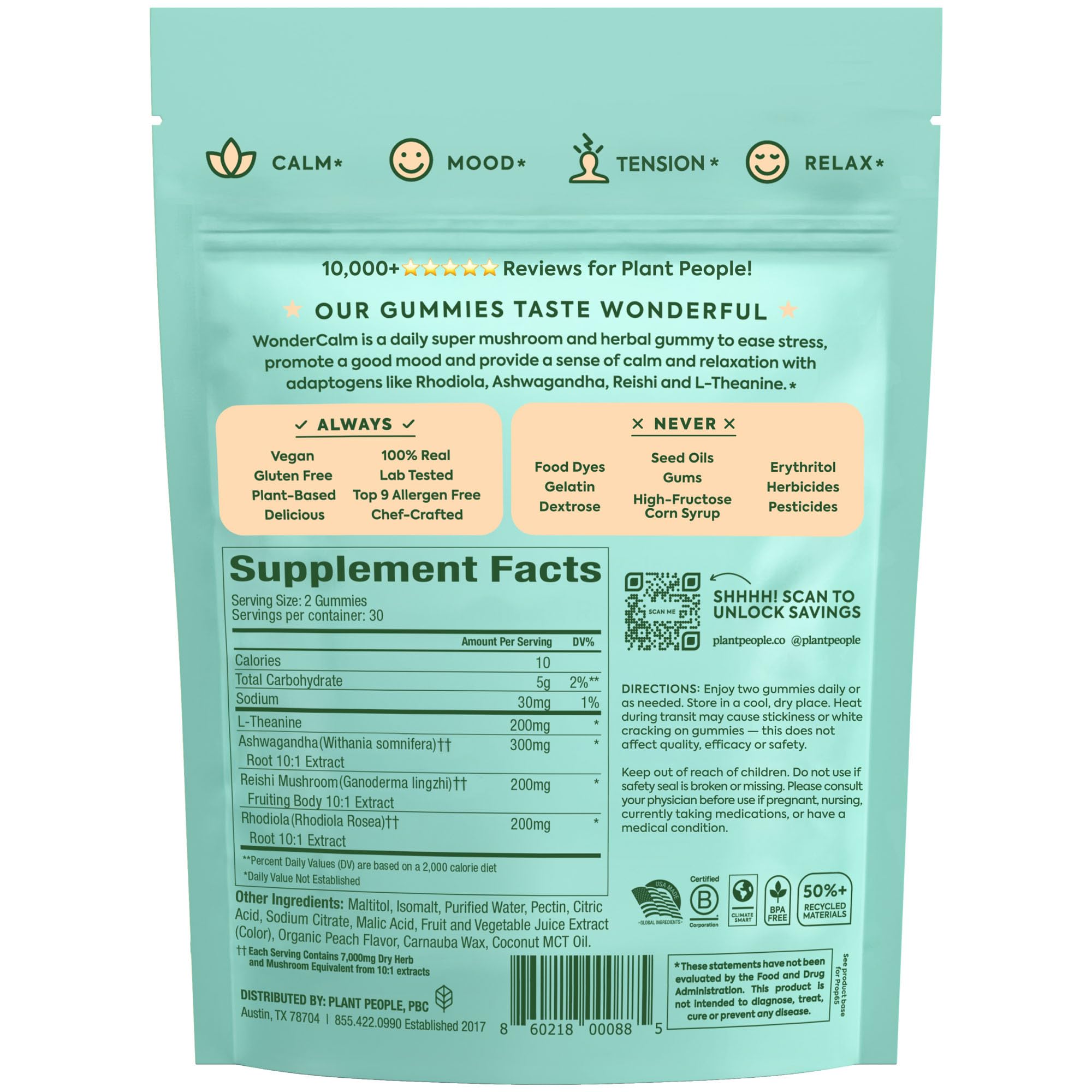 plant-based mood support gummies