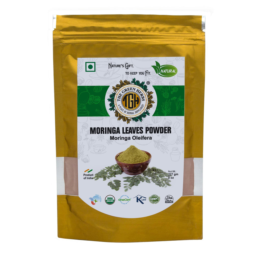 plant-based moringa leaves supplement