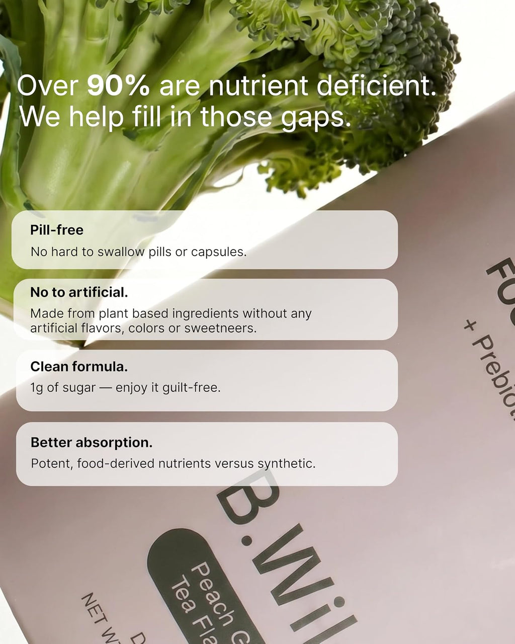 plant-based multivitamin drink mix benefits