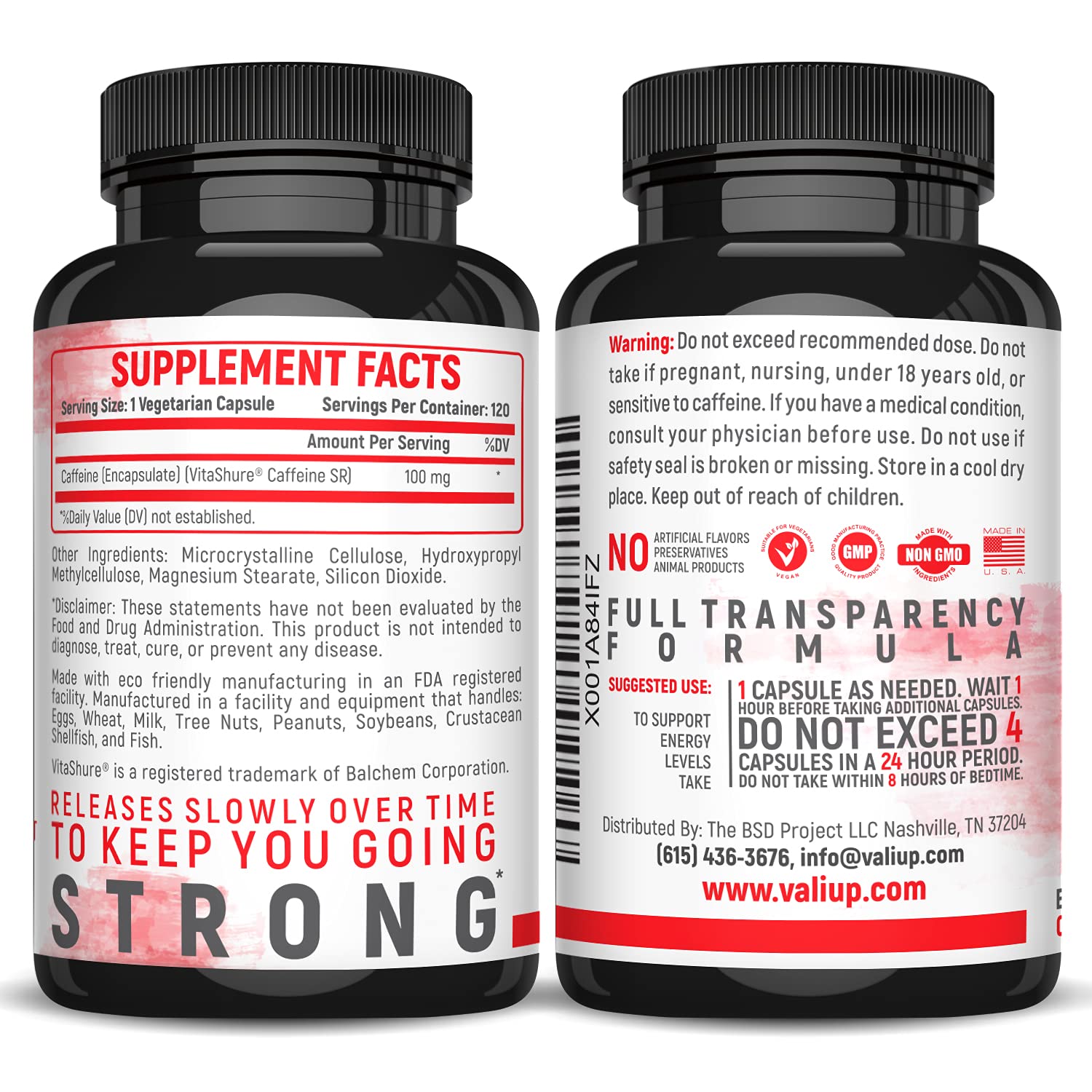 plant-based multivitamin with caffeine
