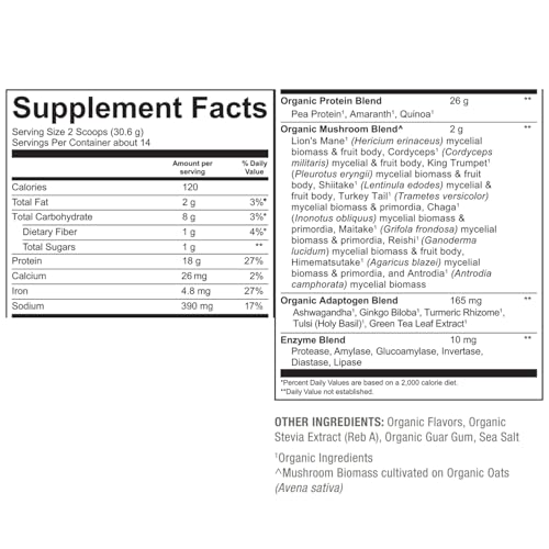 plant-based mushroom complex supplement