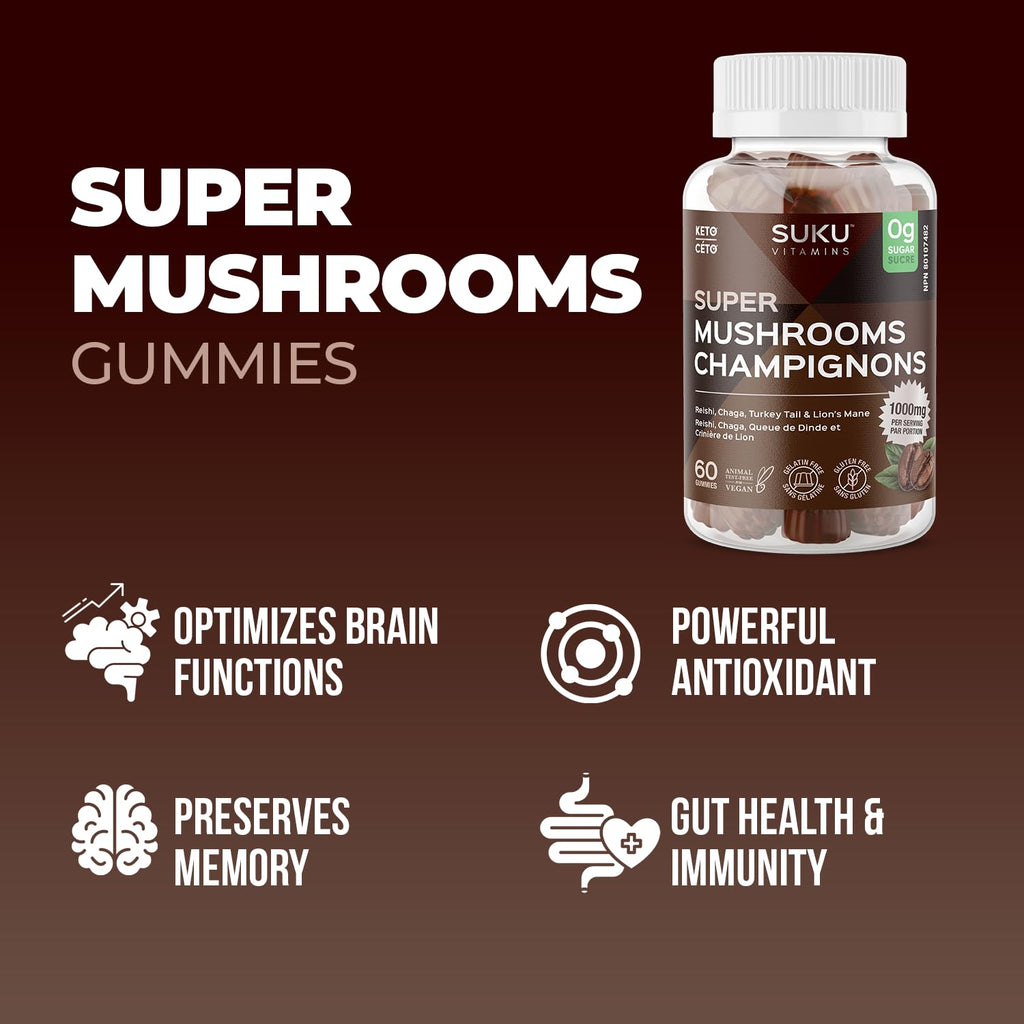 plant-based mushroom gummies for vitality