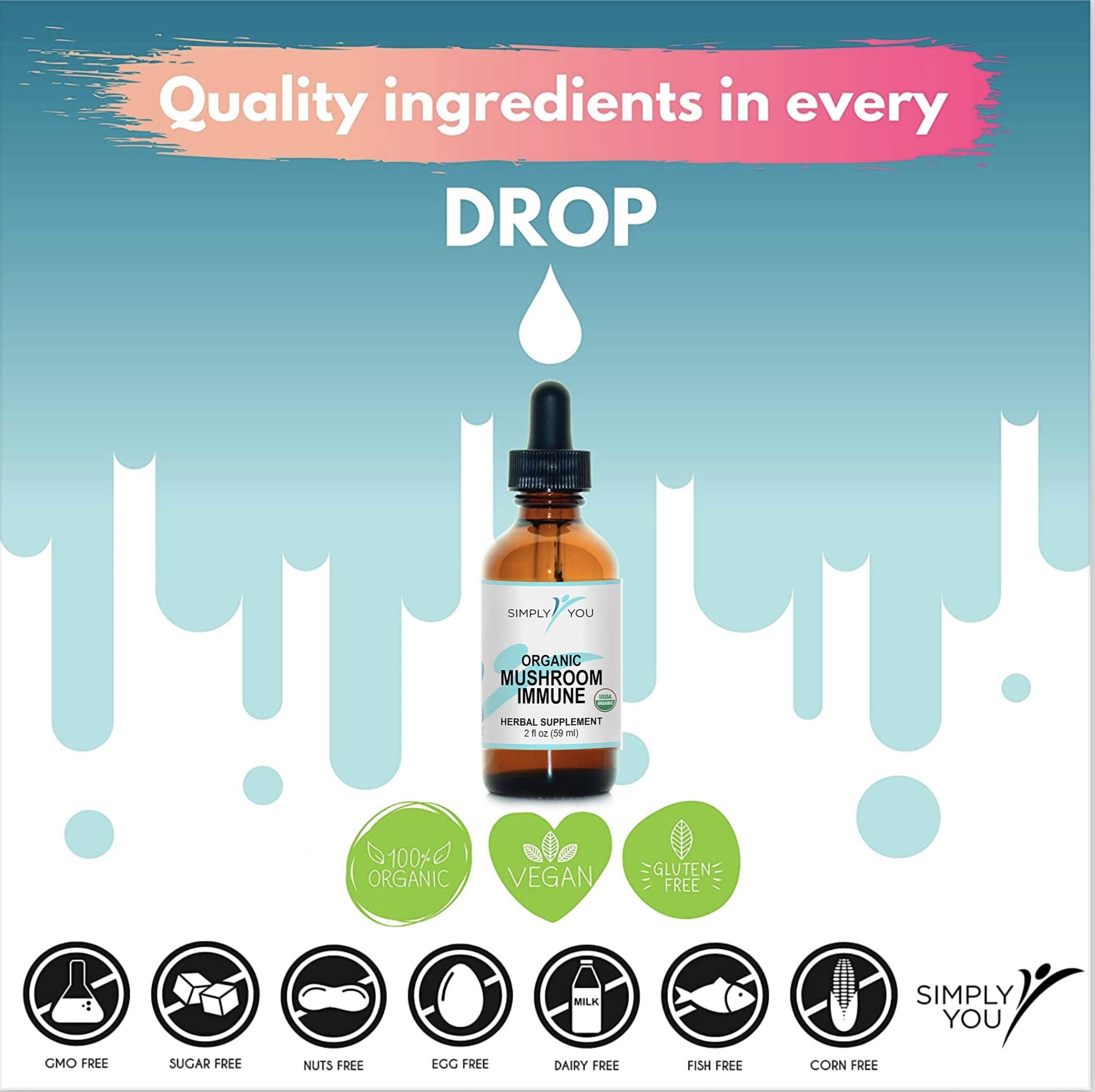 plant-based mushroom immune defense