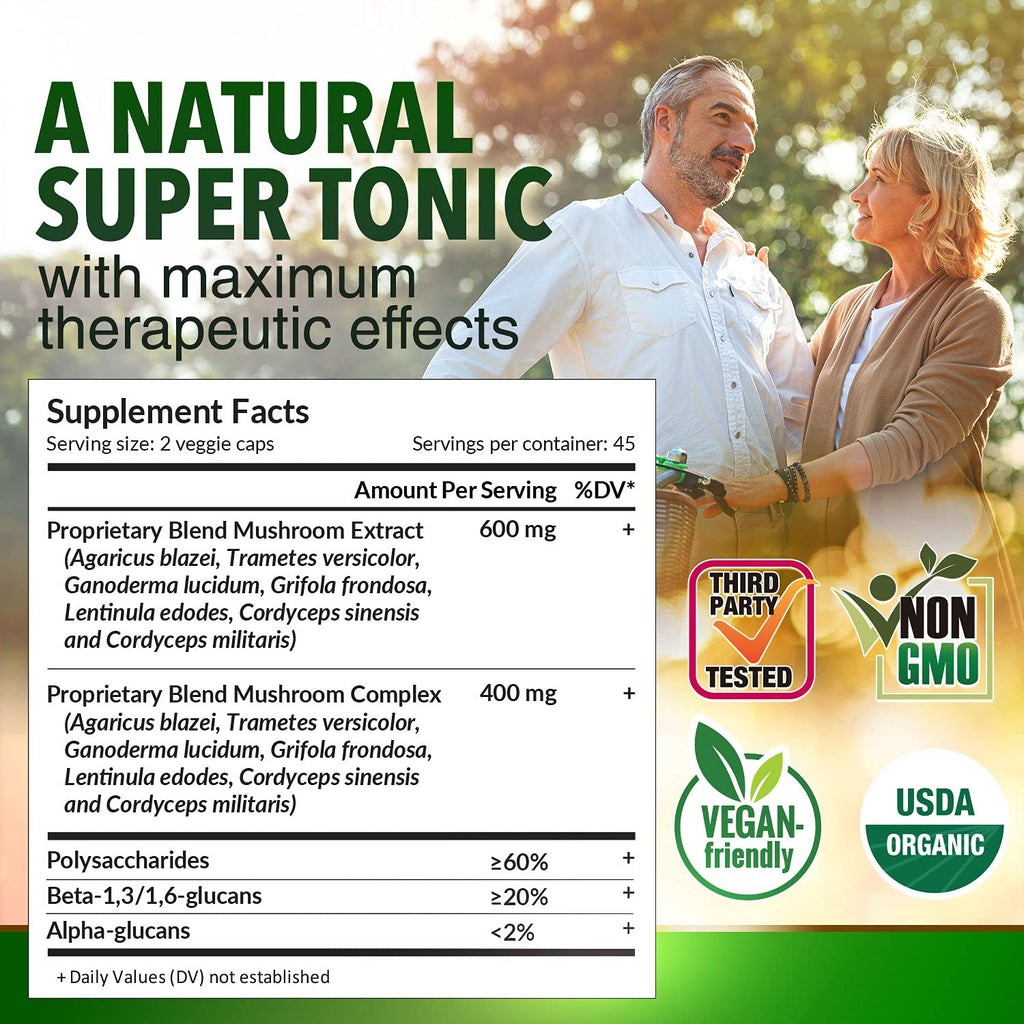 plant-based mushrooms for better immunity