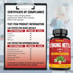 plant-based nettle supplement benefits