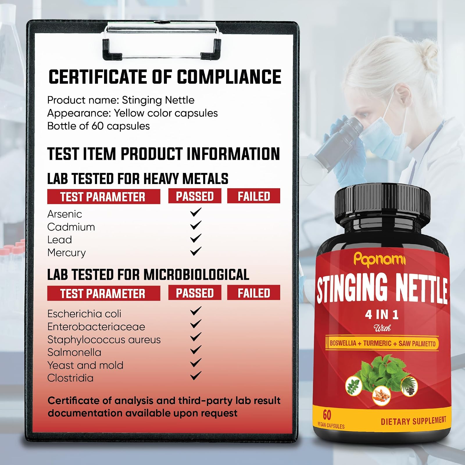 plant-based nettle supplement benefits