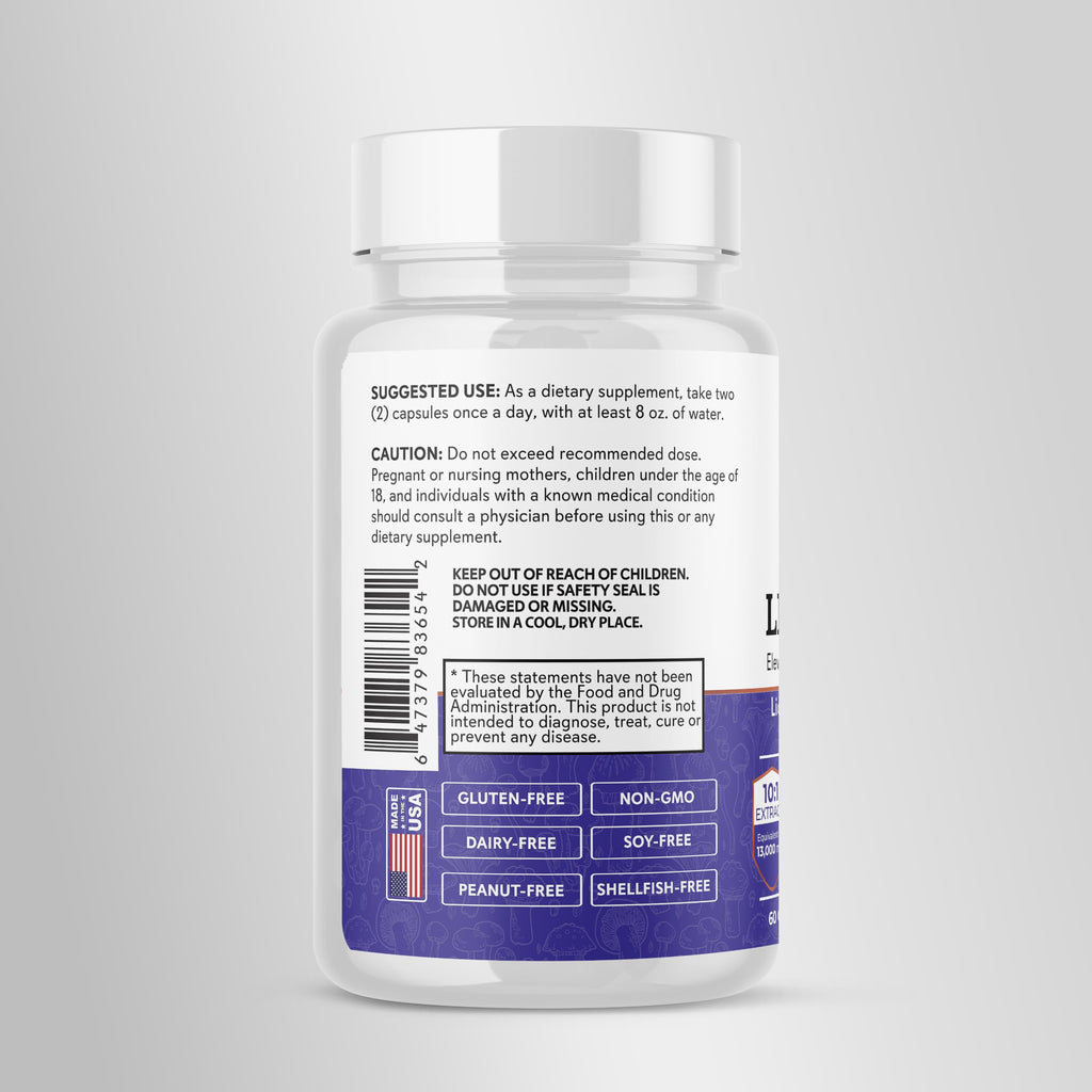 plant-based nootropic mushroom supplement