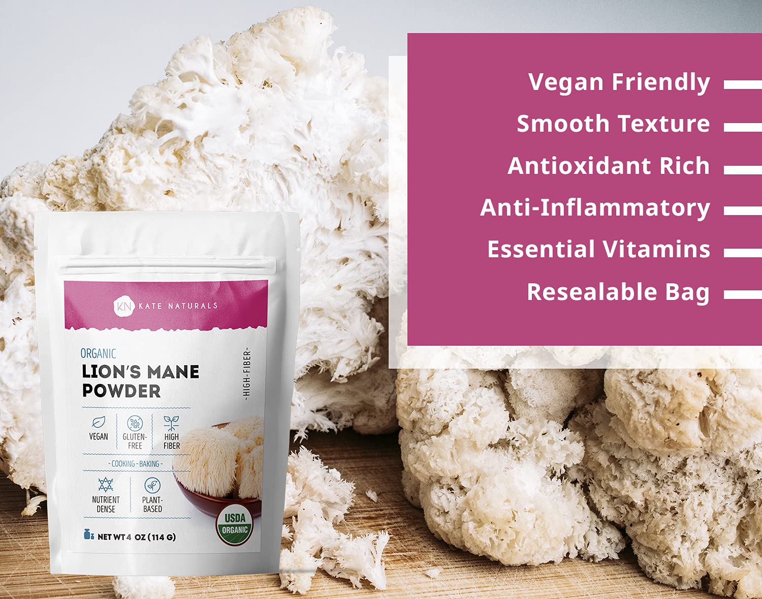 plant-based nutrients from mushrooms