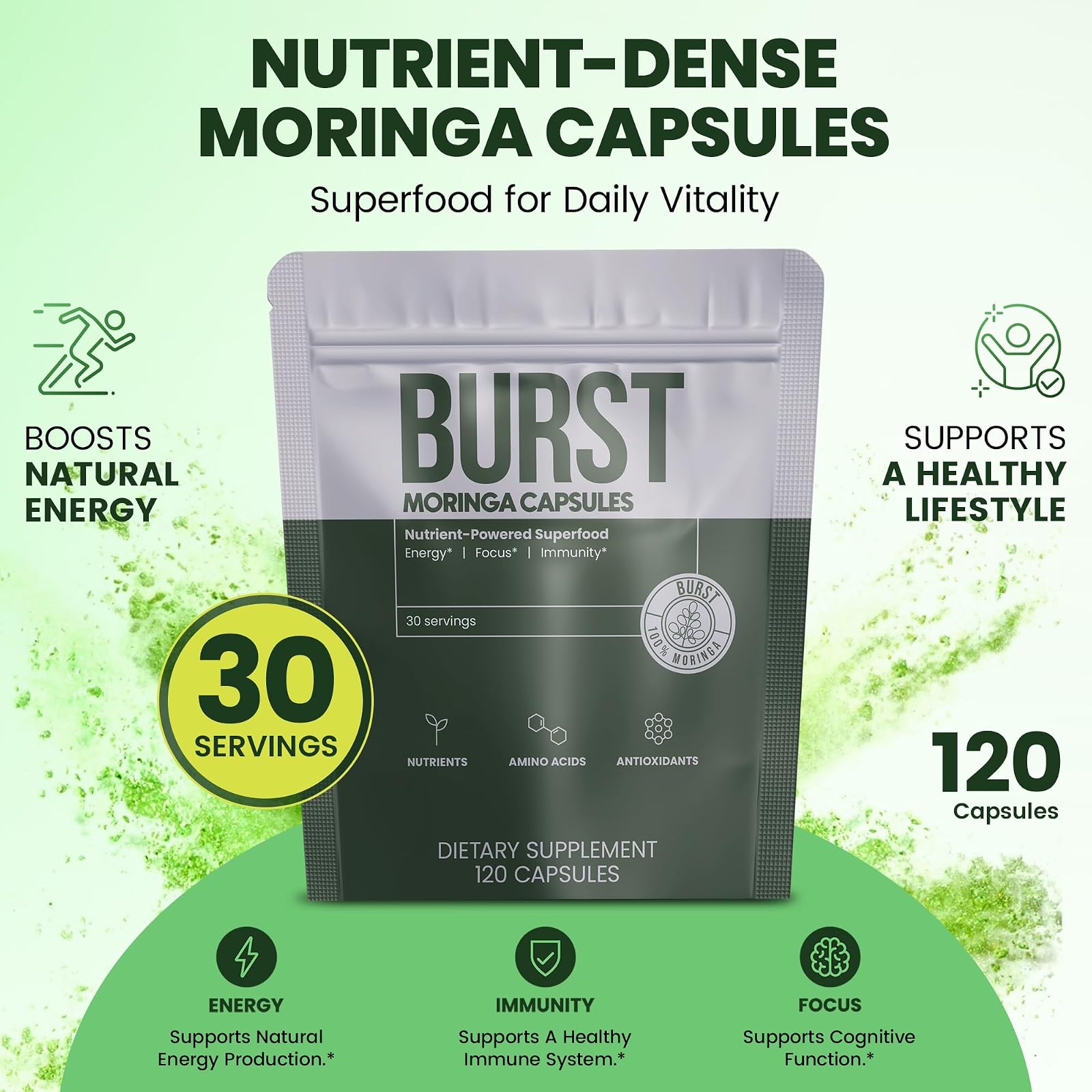 plant-based nutrition with moringa
