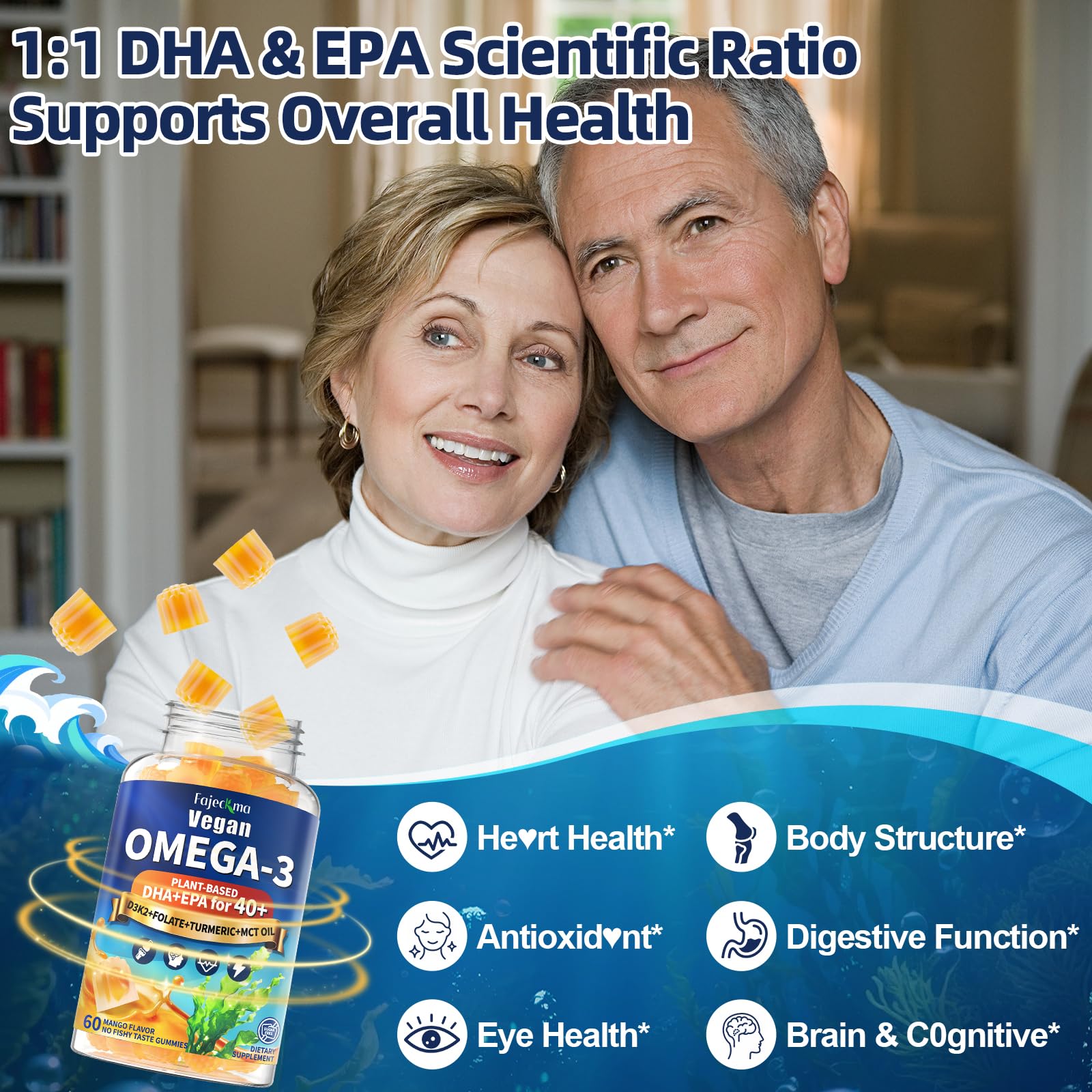 Plant-based omega 3 for brain support