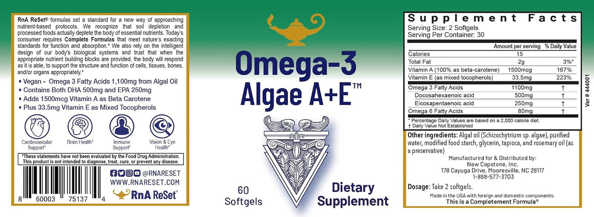 plant-based Omega-3 for vegans