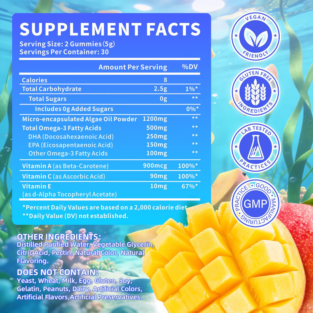 plant-based omega-3 gummies for daily wellness