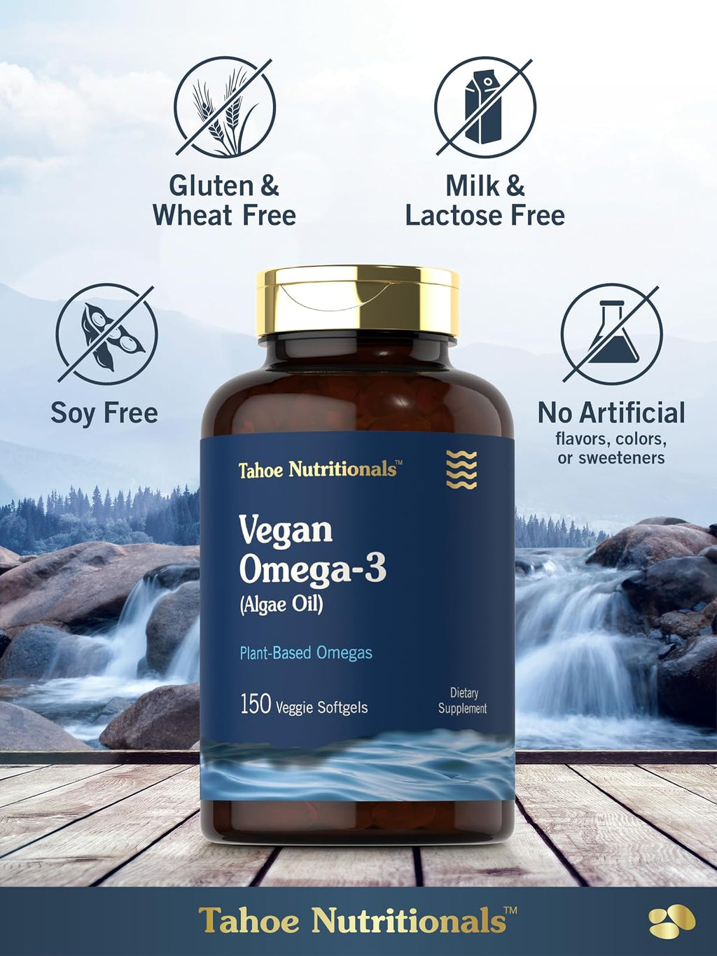 plant-based omega 3 softgels
