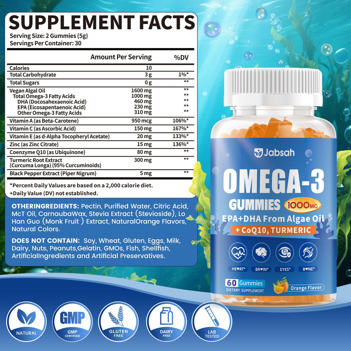 Plant-based Omega-3 supplement for wellness