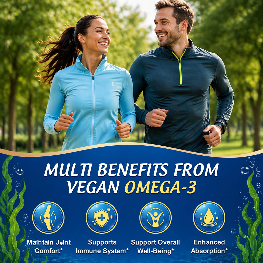 Plant-based Omega 3 supplement gummies