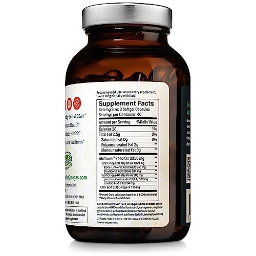 Plant-based omega oil for wellness