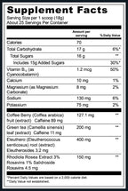 plant-based pre-workout supplement