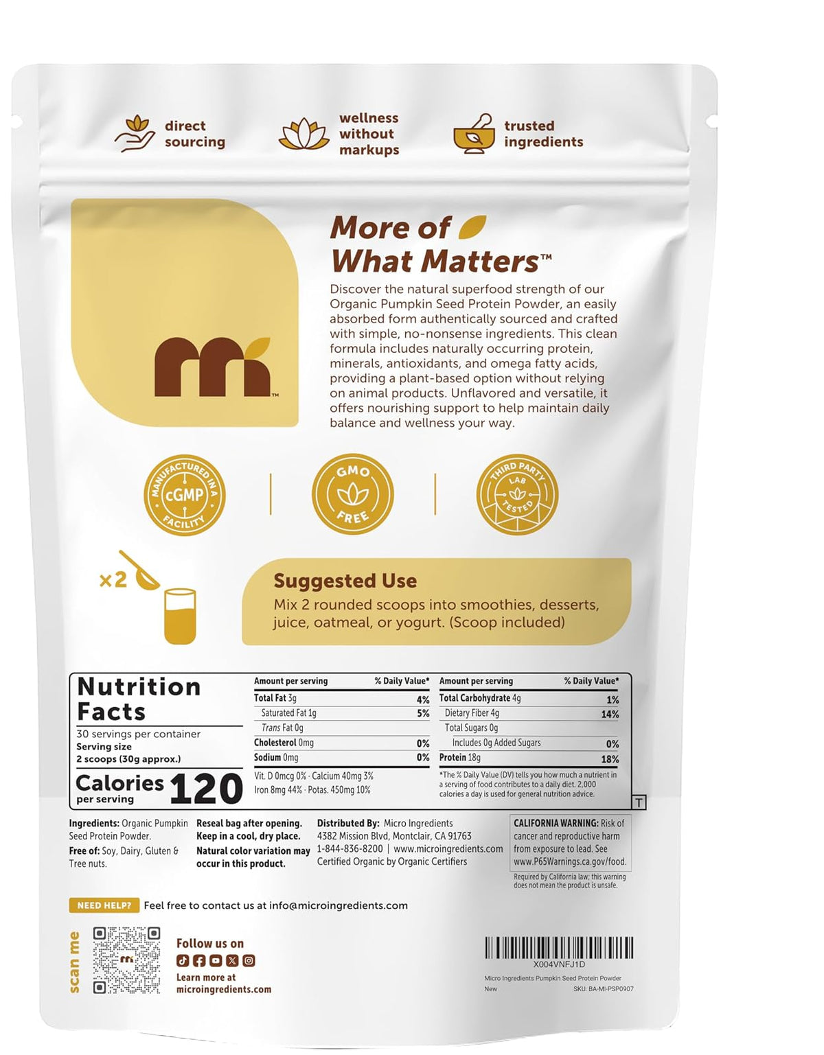 plant-based protein for smoothies