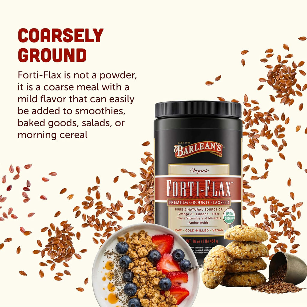 plant-based protein from ground flaxseed