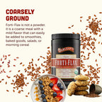 plant-based protein from ground flaxseed