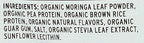 plant-based protein greens powder blend