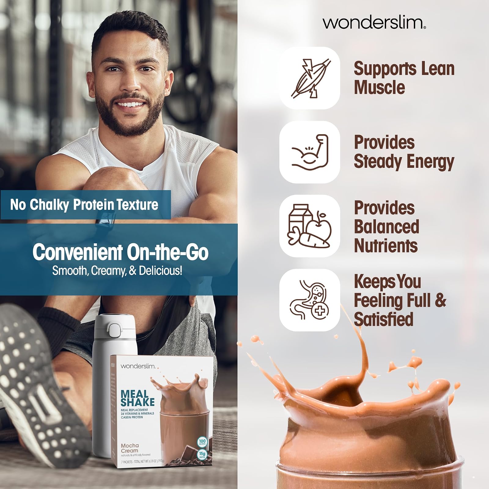 Plant based protein meal replacement