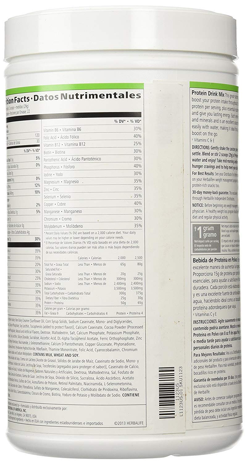 plant based protein powder canister