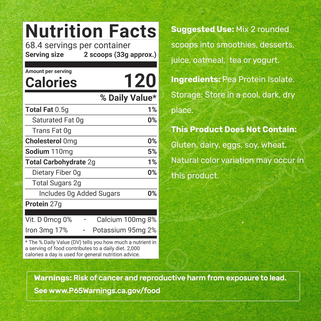 plant based protein powder for baking